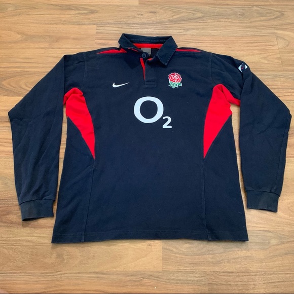 Nike | Shirts & Tops | Nike England Rugby Union 203 Away Shirt Long ...